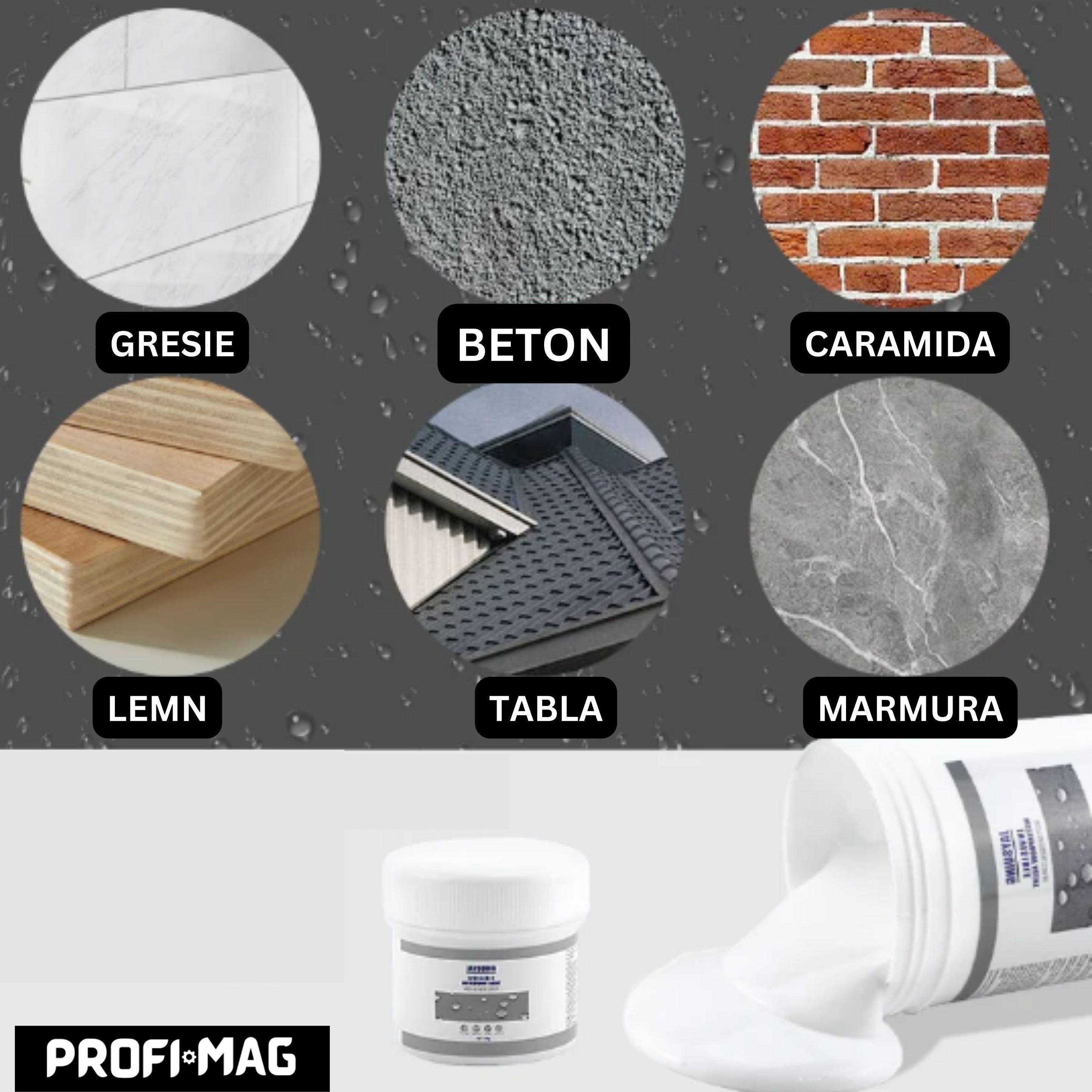Adeziv etanșator transparent – Profimag